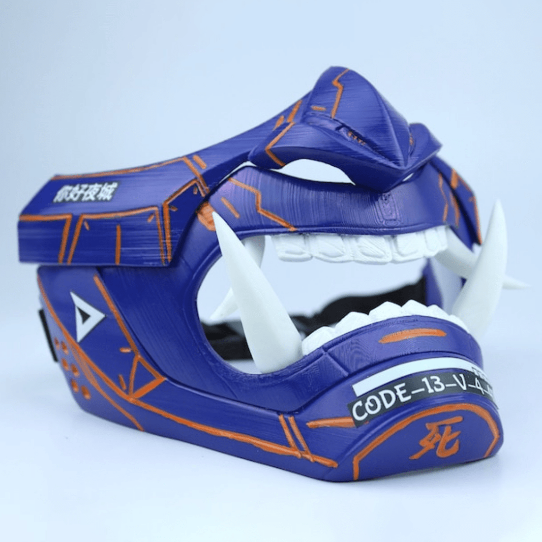 Cyberpunk Oni Mask at Space Armory