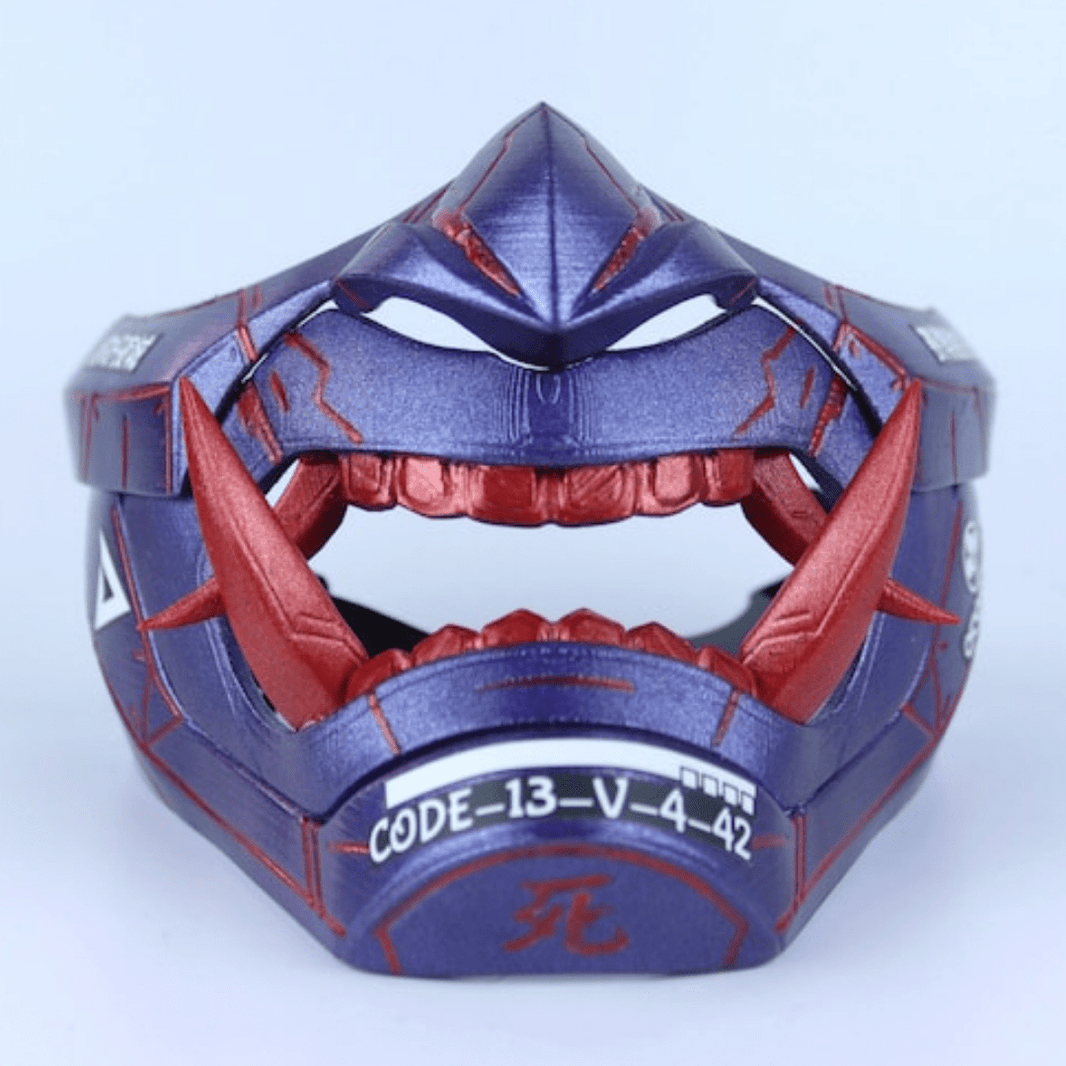 Cyberpunk Oni Mask at Space Armory