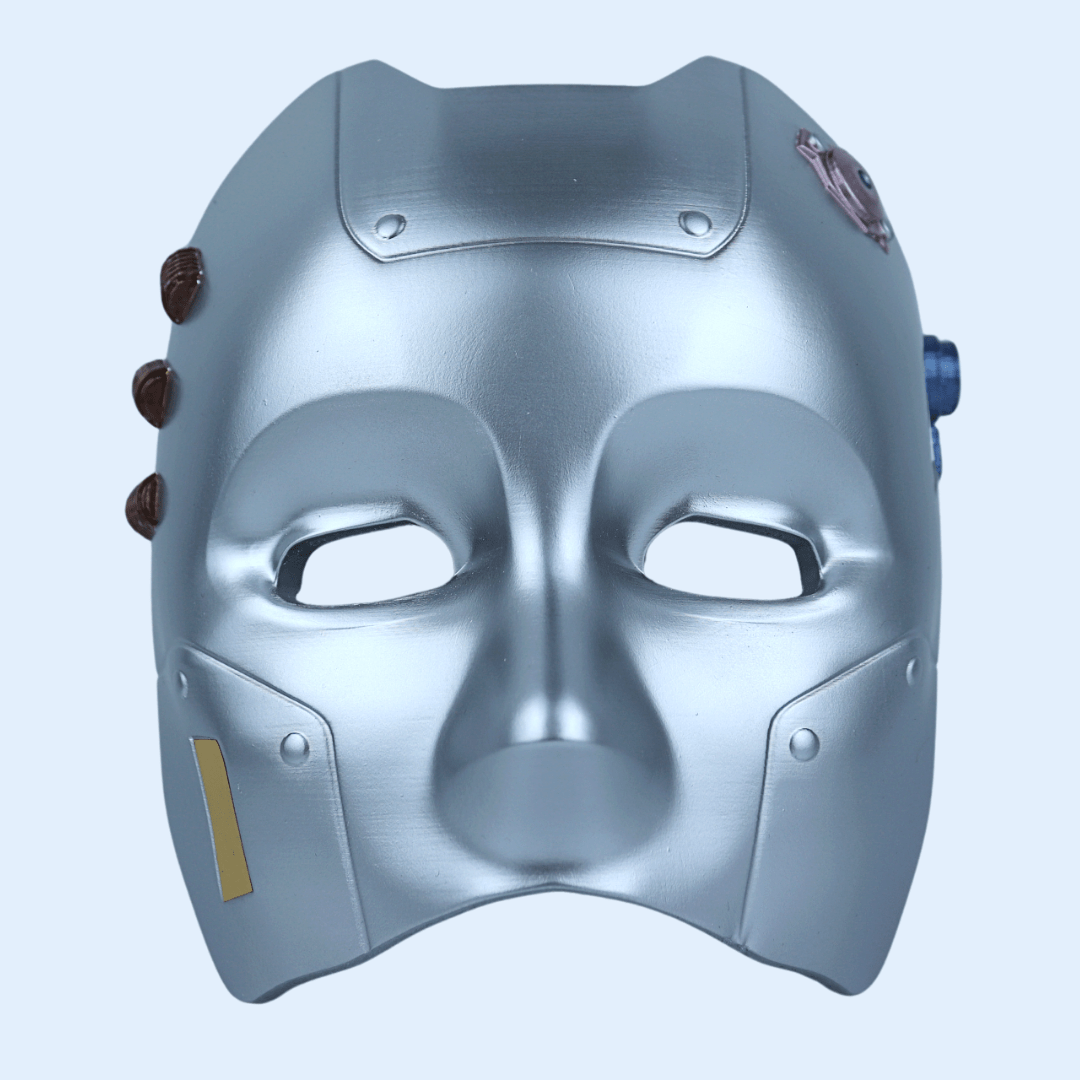 Cyborg Android Robot Mask Matte Silver – Space Armory | Japanese Mask ...