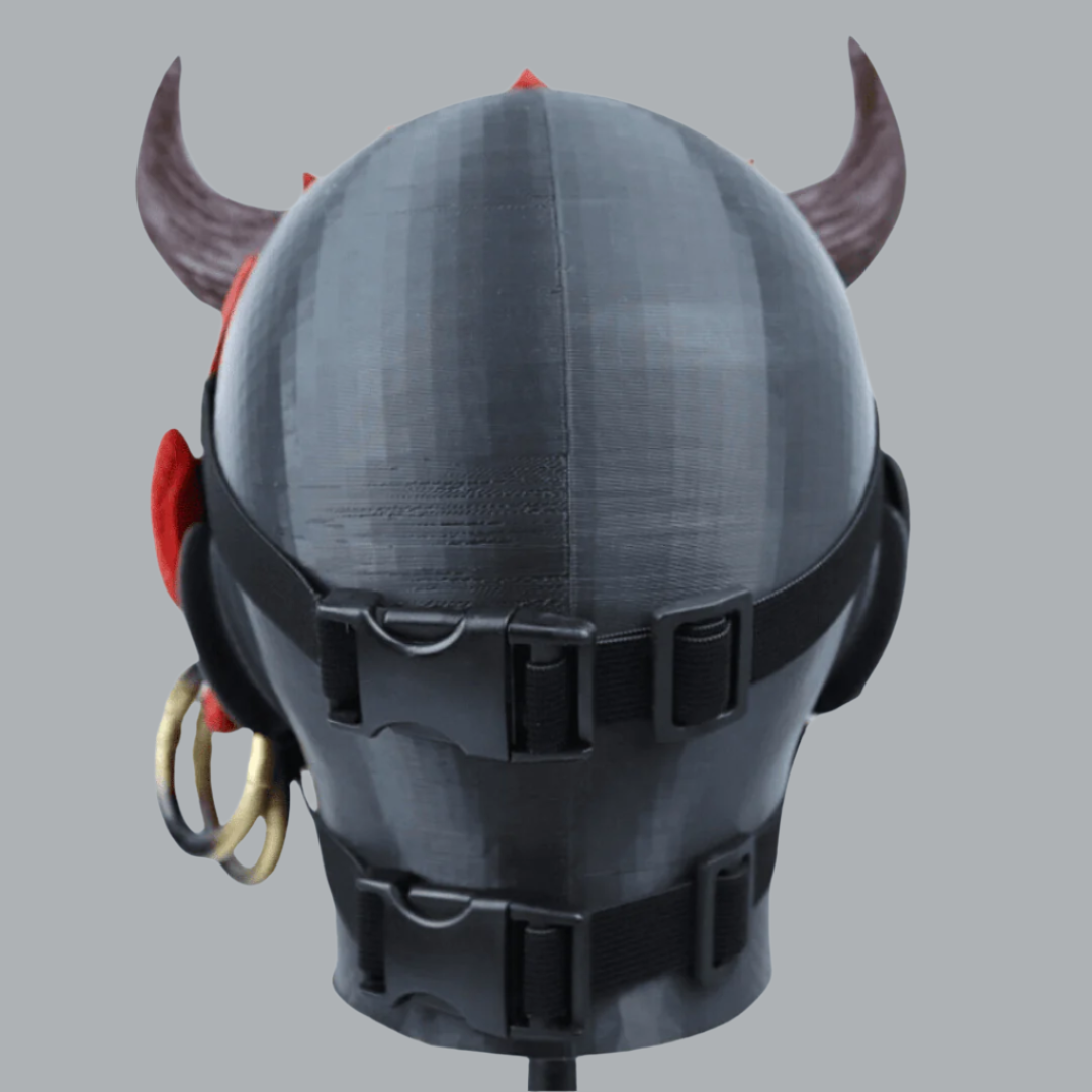 Cyberpunk Full Face Oni Mask – Space Armory | Japanese Mask and Cosplay ...