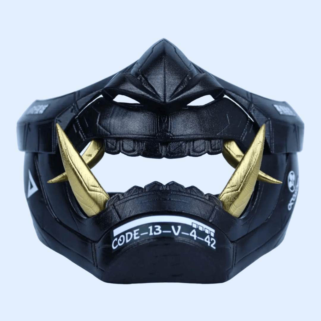 Cyberpunk Oni Mask at Space Armory – Space Armory | Japanese Mask and ...