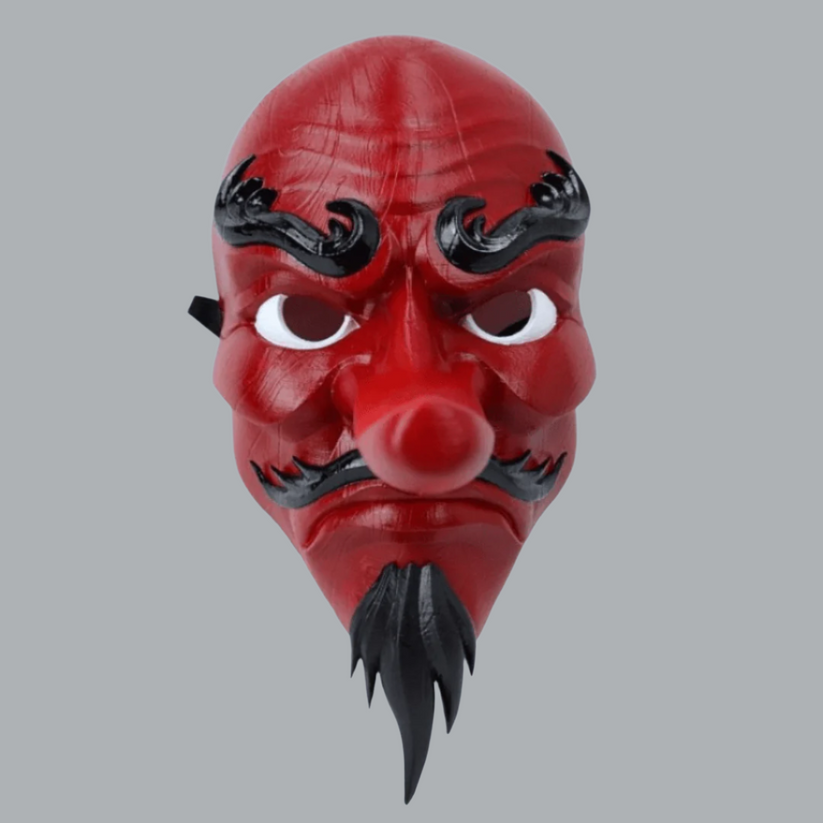Tengu Japanese Full Face Mask – Space Armory | Japanese Mask and ...
