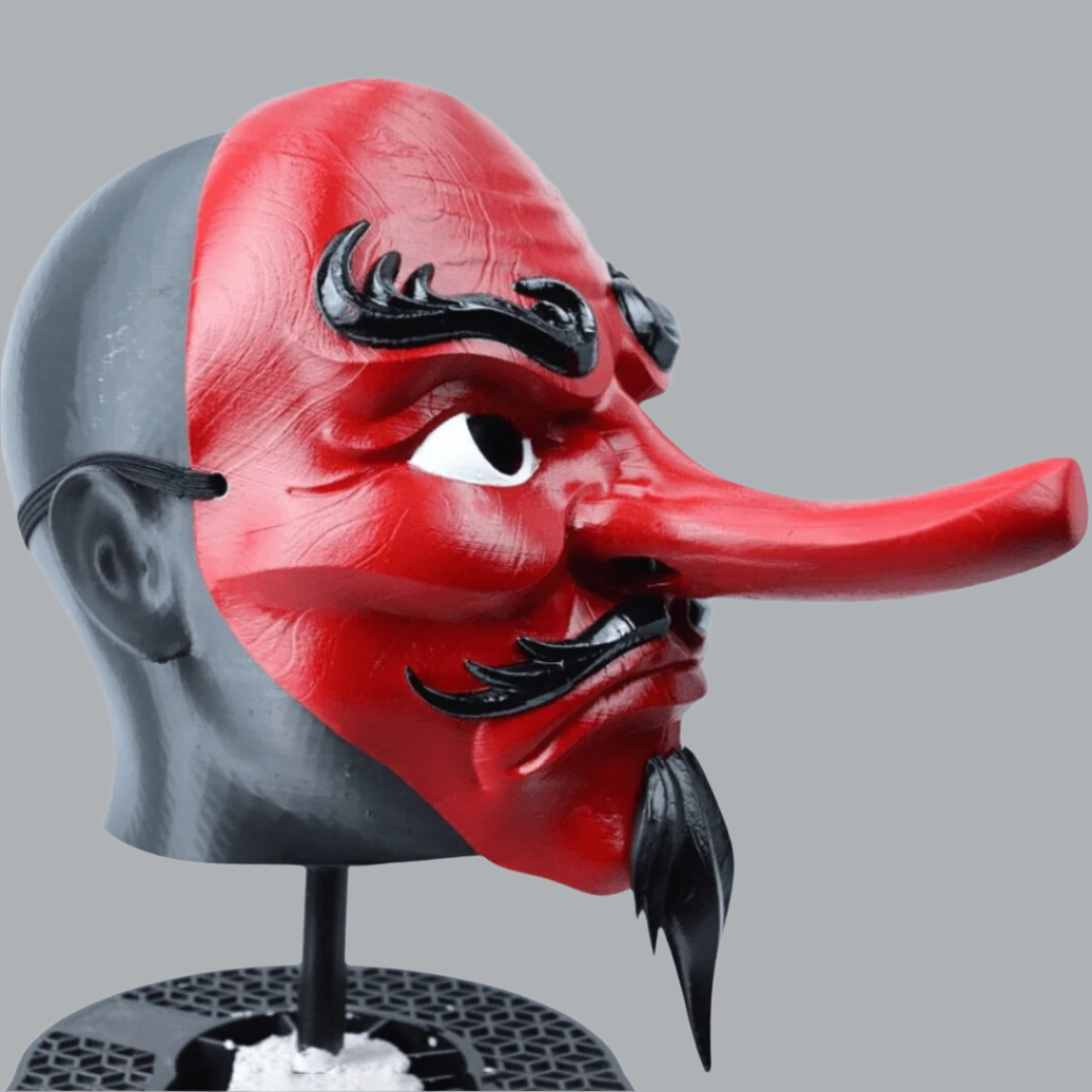 Tengu Japanese Traditional Mask Full Face - Space Armory